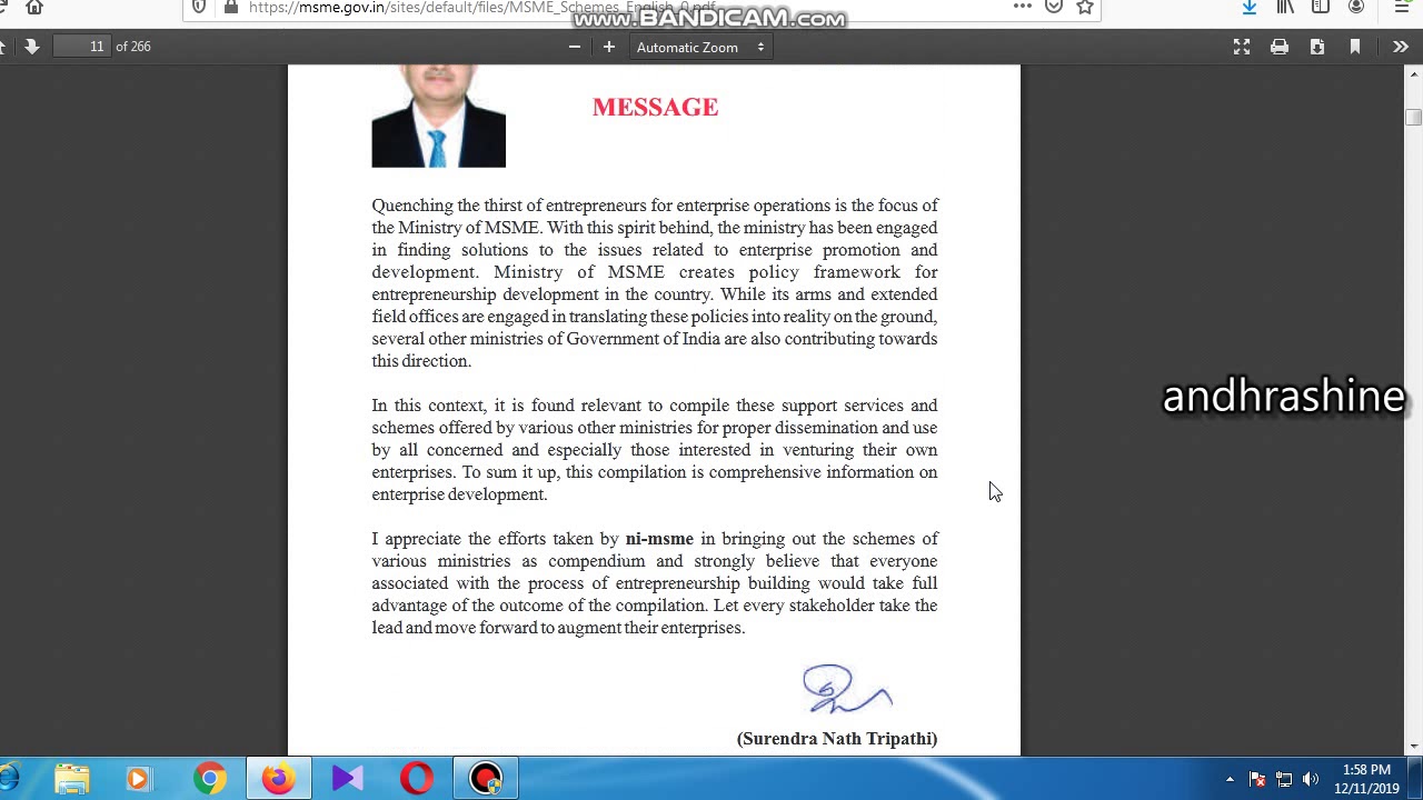 Schemes msme pdf