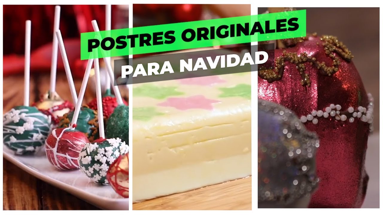 Postres originales para Navidad.| Cocina Delirante