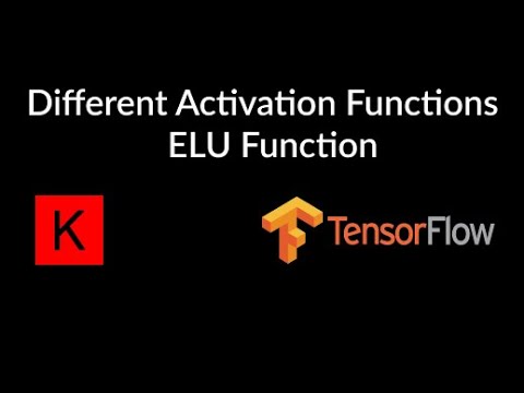 Activation Functions - ELU(Exponential Linear Unit)