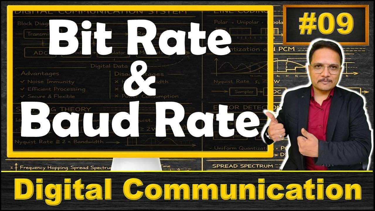 Bit Rate & Baud Rate | Basics and Solved Examples
