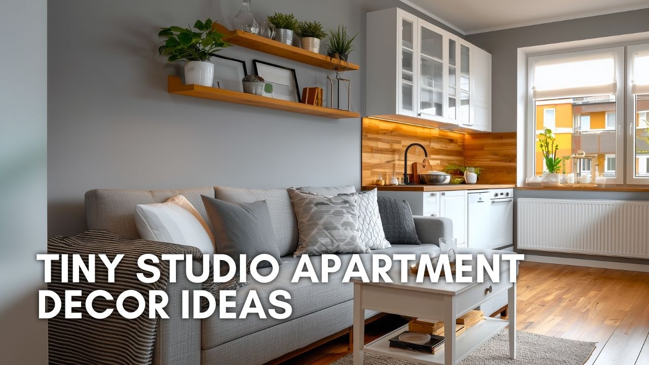 Tiny Studio Apartment Decor Ideas for Maximum Space, Comfort & Style