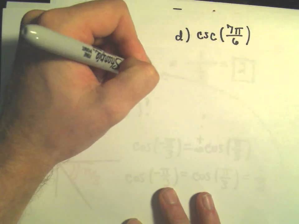 Evaluating Trigonometric Functions Using the Reference Angle, Example 2