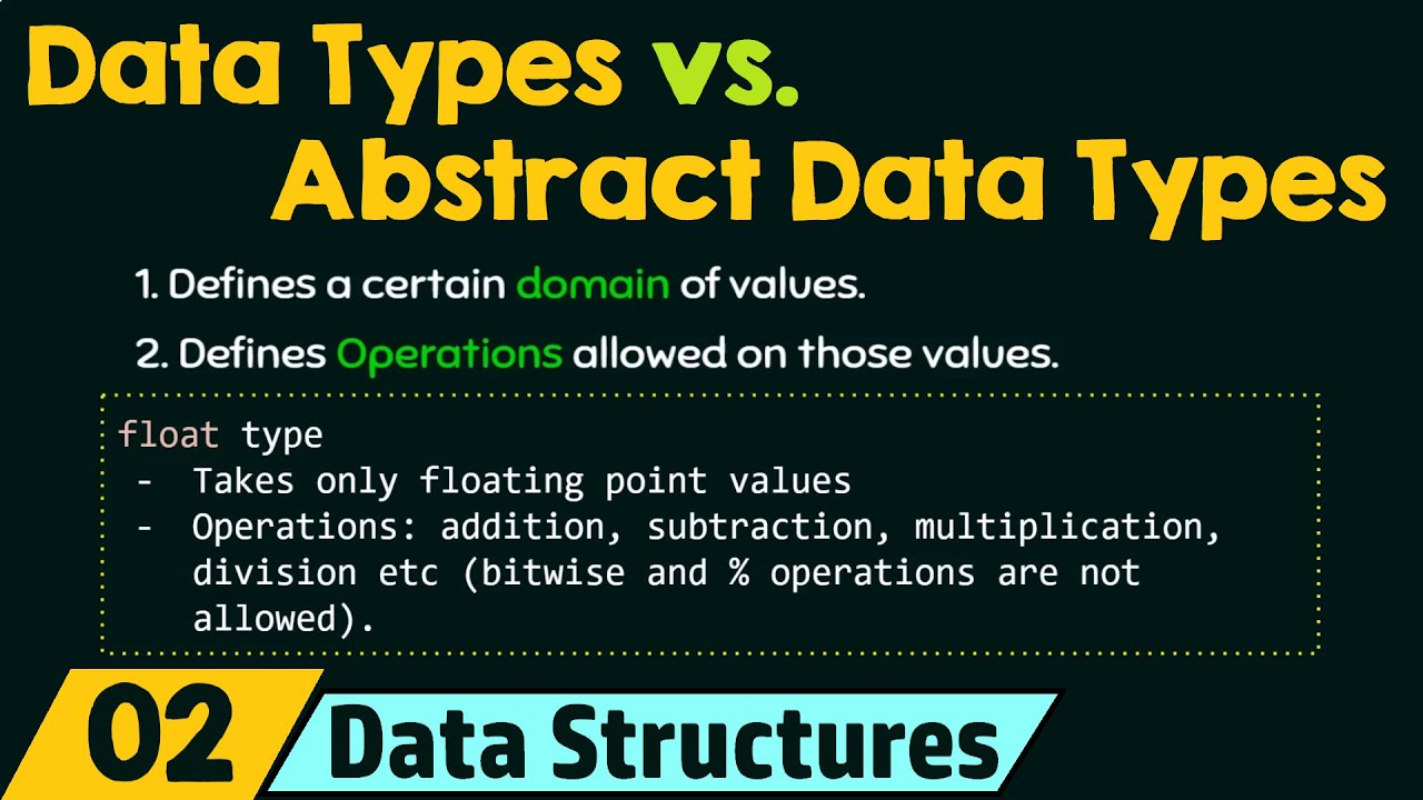 Data Types vs. Abstract Data Types