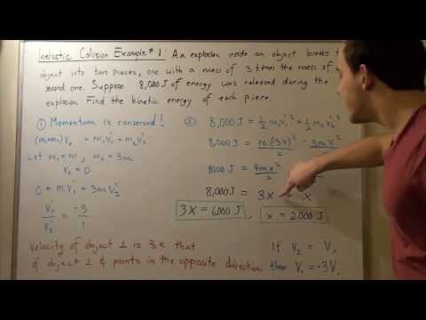 Inelastic Collision Example # 1