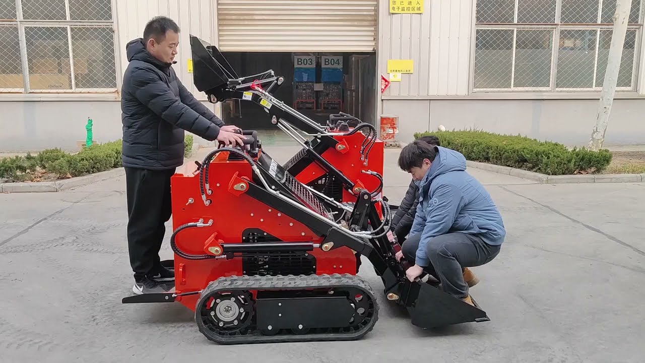 Skid steer loader with high lifting force | china loader factory