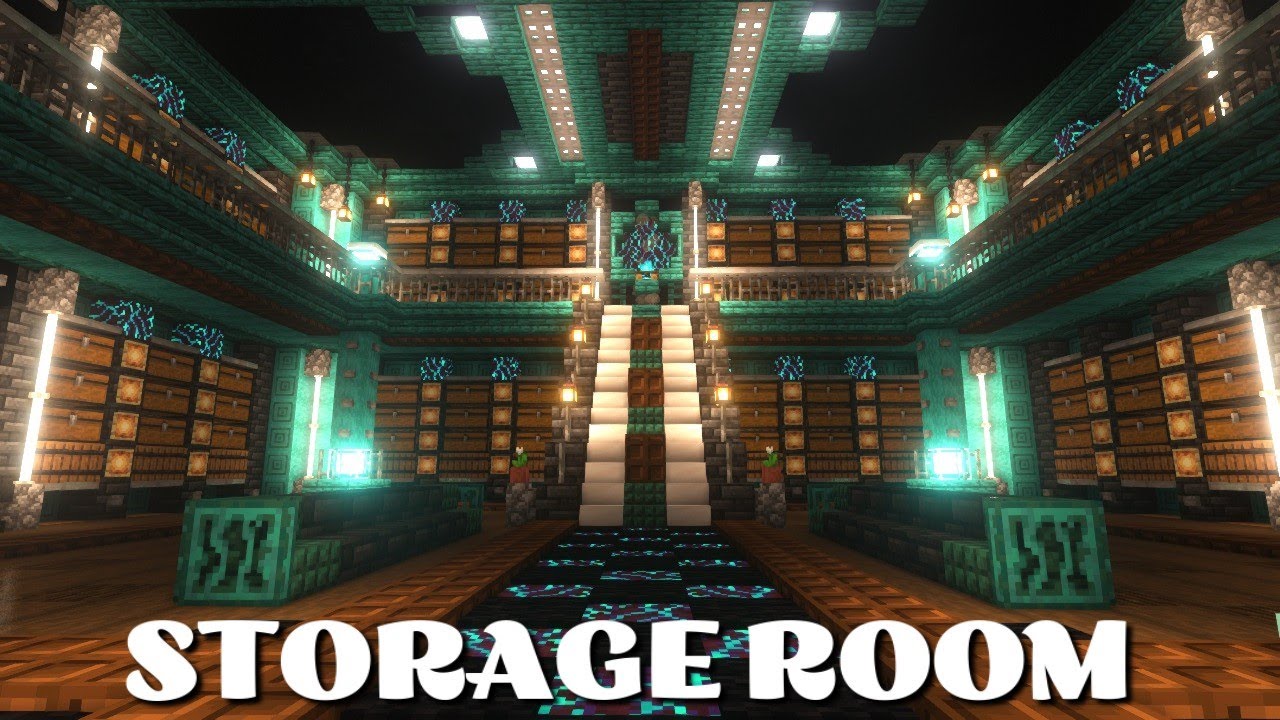 Epic Minecraft Storage Room Tutorial - Ultimate Design and Organization!