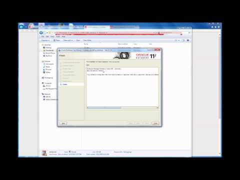How to install oracle 11g on windows 7 64 bit (Part 5 of 5) - Database Tutorial 23
