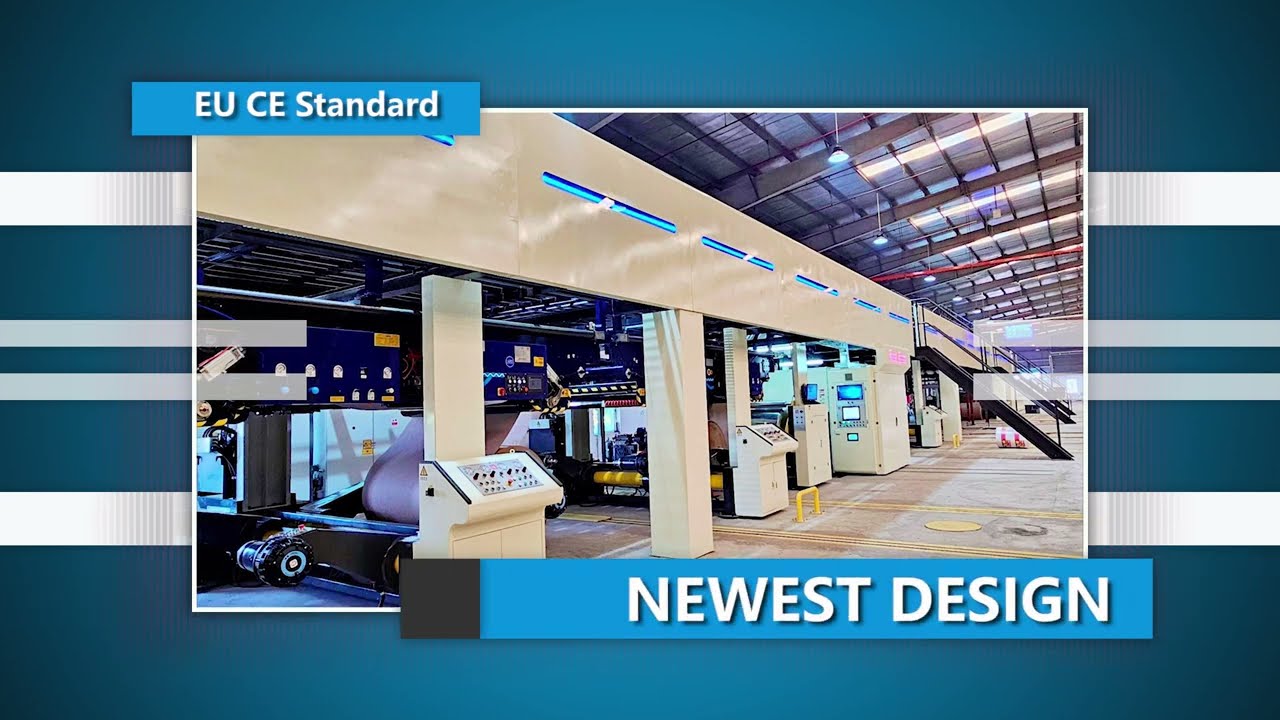 WEST RIVER 2025 Newest Corrugated Cardboard Production Line Beckhoff system design
