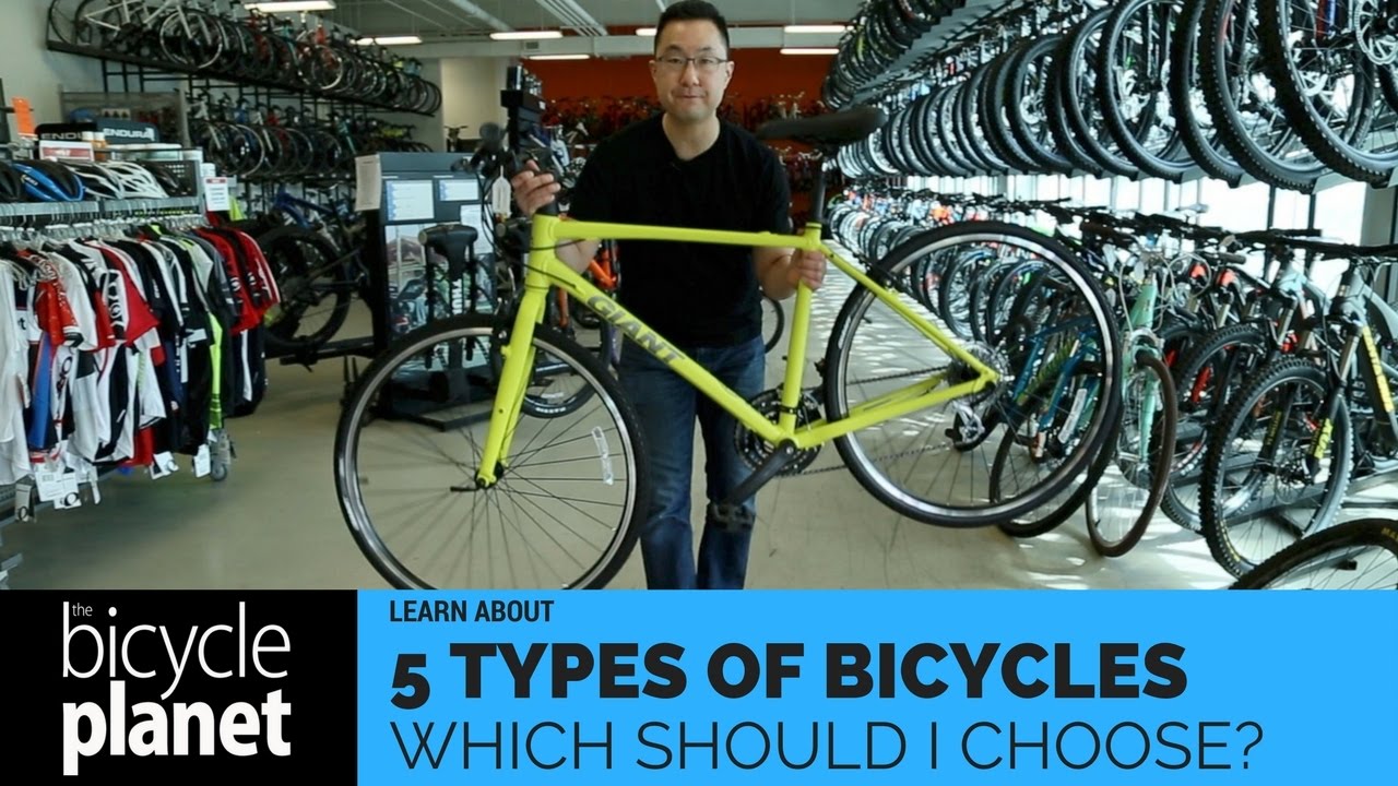 Five Types of Bikes: Which Should I Choose?