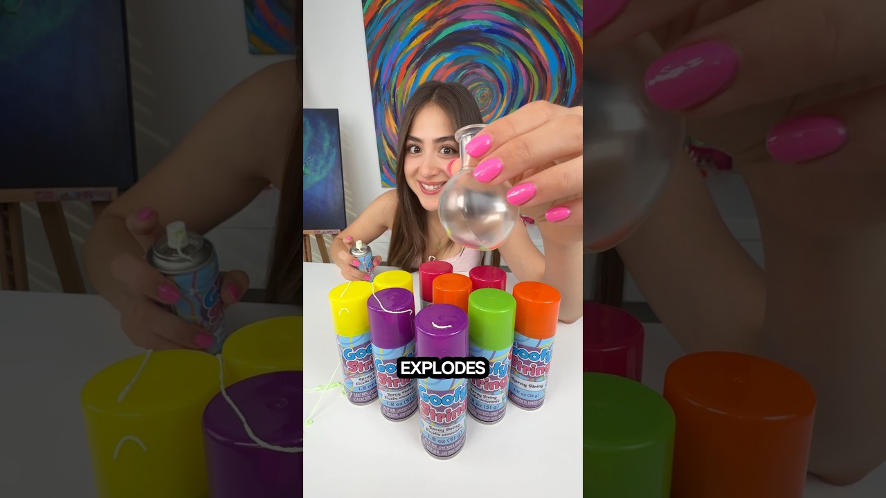 Adding TOO MUCH Silly string into a squish?!