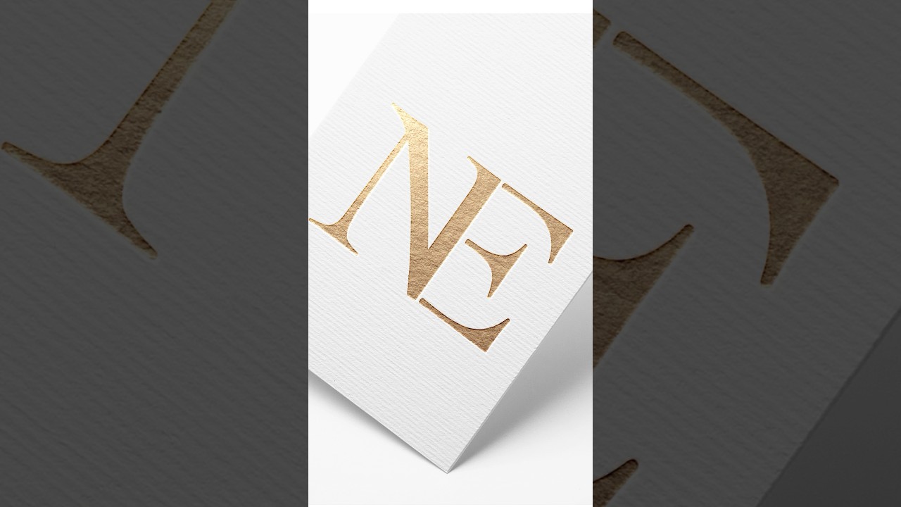 NE - Logo Graphic Design - Letters - Adobe Illustrator