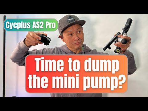 Cycplus AS2 Pro mini pump - best electric bike pump inflator
