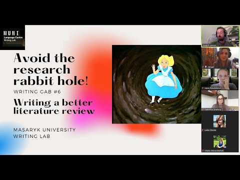 Writing Gab 6: Avoid the Research Rabbit Hole! Writing a Literature Review