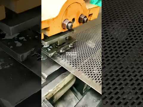 How To Make Slotted Hole Metal Perforated Sheet