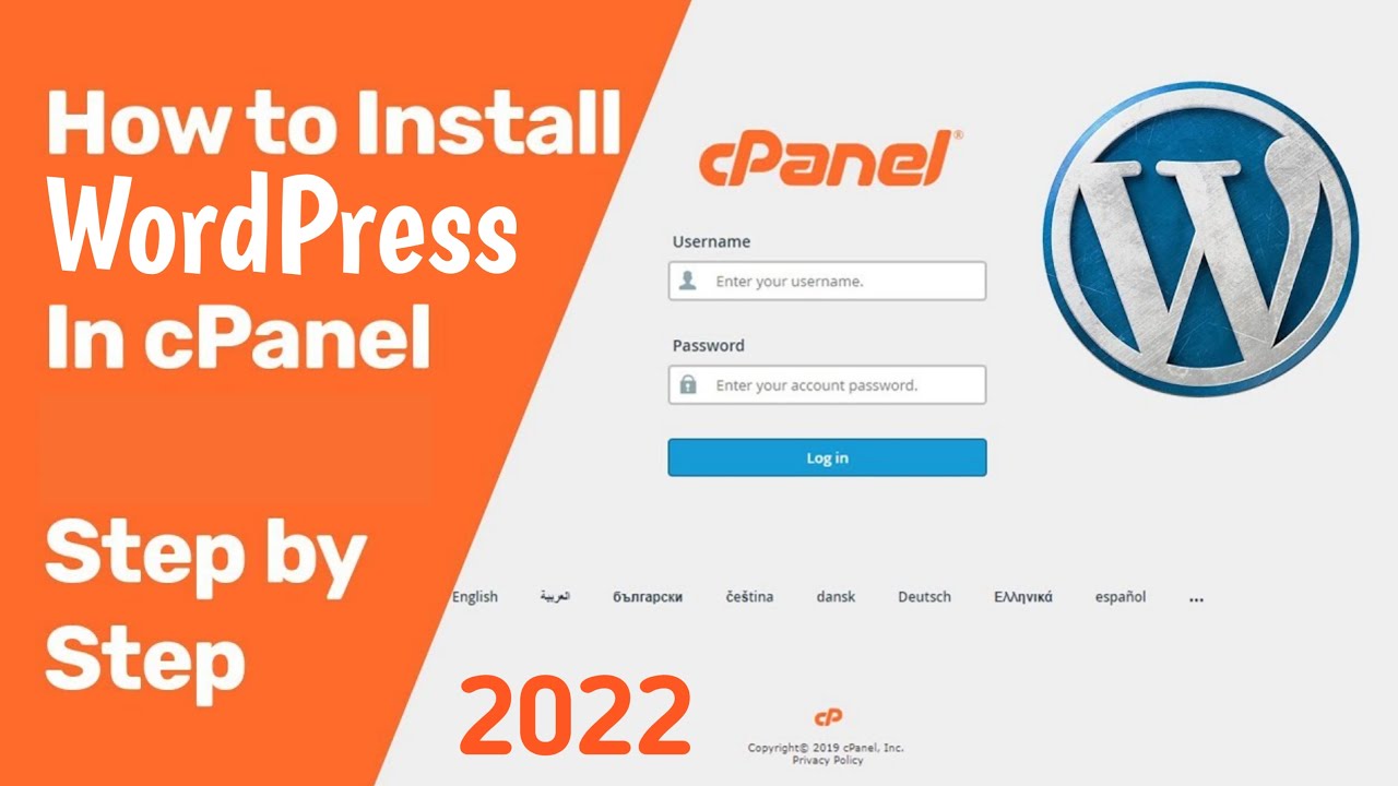 How To Install WordPress In cPanel Linux Hosting | Install wordpress theme in cpanel