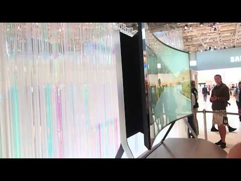 The world’s first and largest bendable, 105-inch curved UHD TV from ...