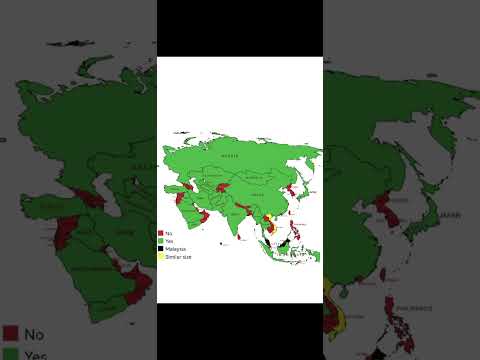Is your country bigger than Malaysia? #asia #geography #onlyeducation