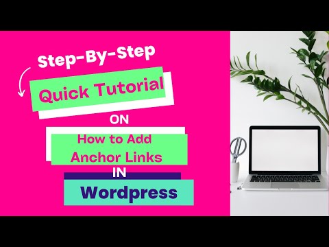 How to Create Anchor Links with a Classic Editor in Wordpress| How to Make a Link Clickable.