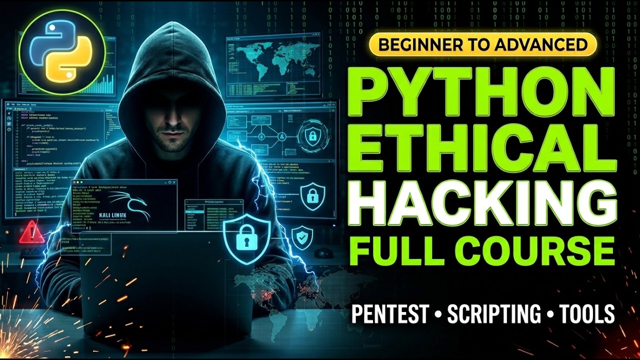 Python Hacking Course | Ethical Hacking, Automation & Pentesting Full Tutorial