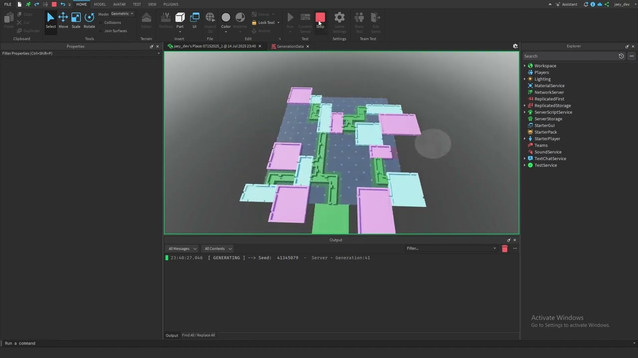 Unique and Cohesive Procedural Generation | Roblox Showcase