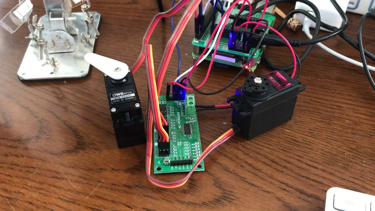 Control servomotors with java