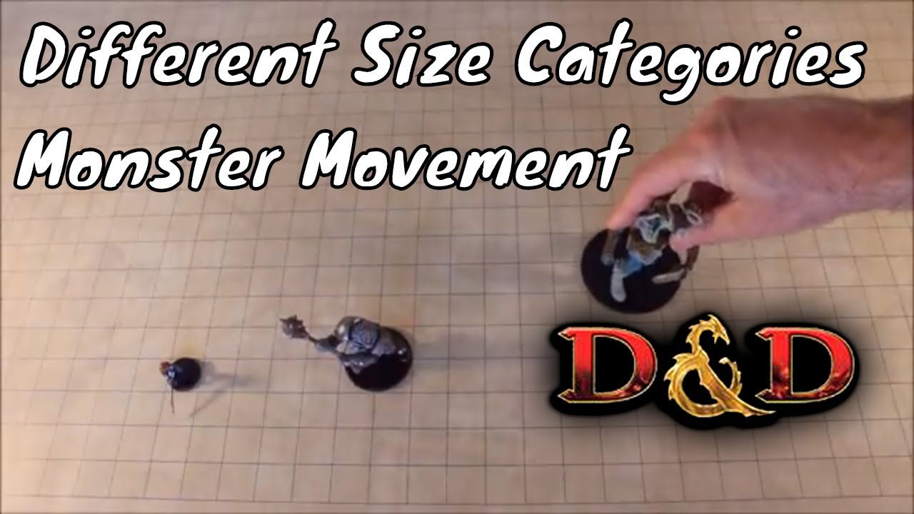 Different Creature Size Movement for D&D 5E