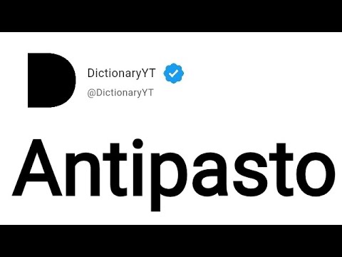 Antipasto Meaning in English
