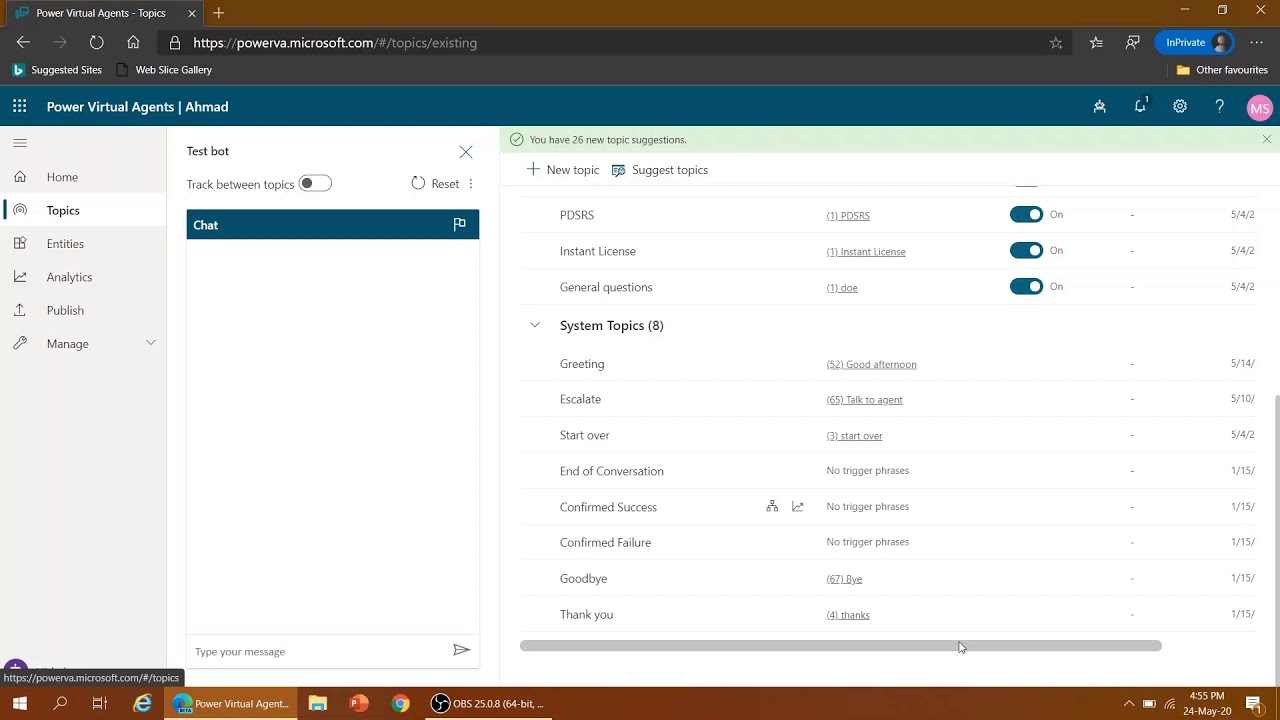 Using power Virtual Agent with Power Automate and Integrate with Omni Channel Part 2
