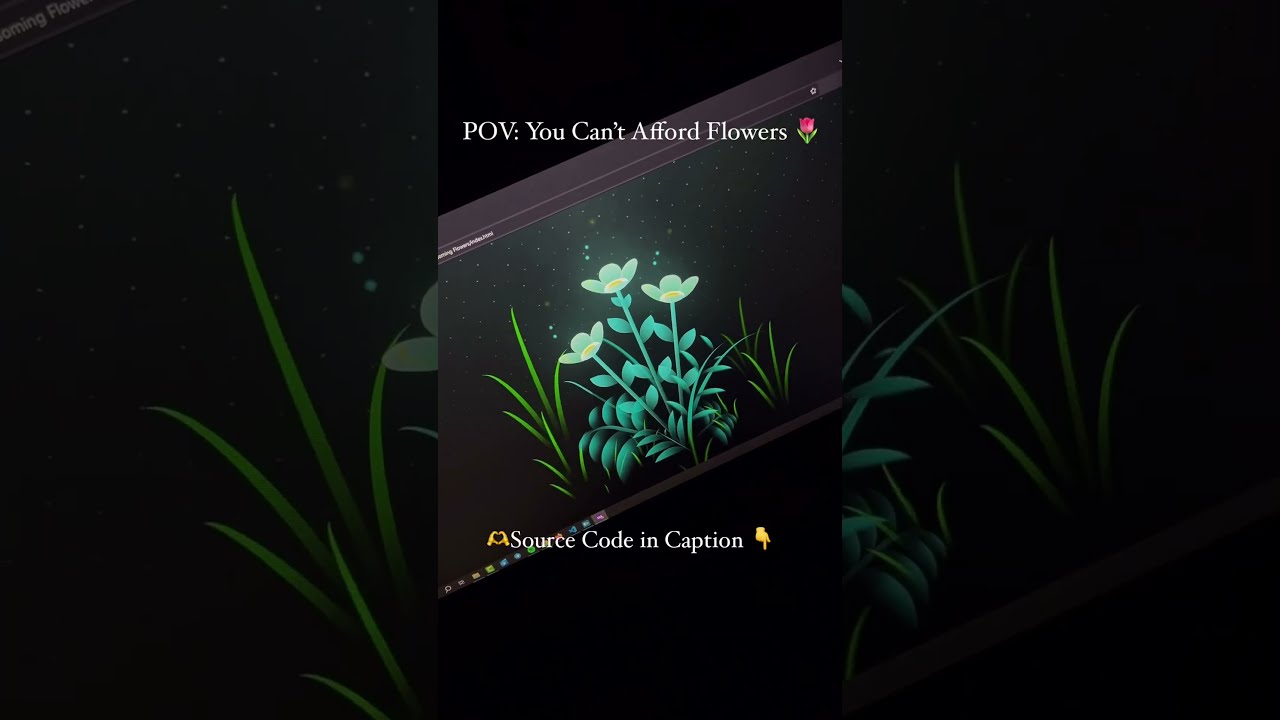 Make Beautiful Flower 🌼 using HTML and CSS