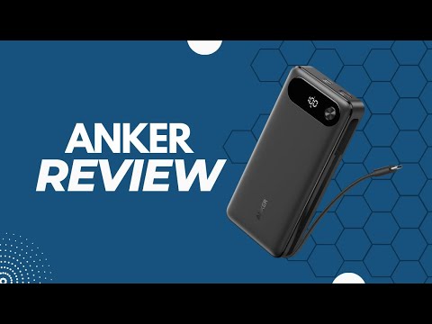 Review: Anker Power Bank, 20,000mAh Travel Essential Portable Charger with Built-In USB-C Cable 87w