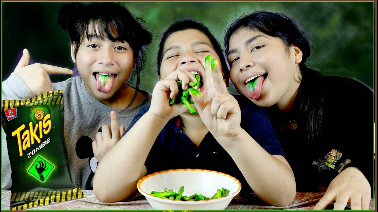 EXTREME ZOMBIE TAKIS CHALLENGE!!