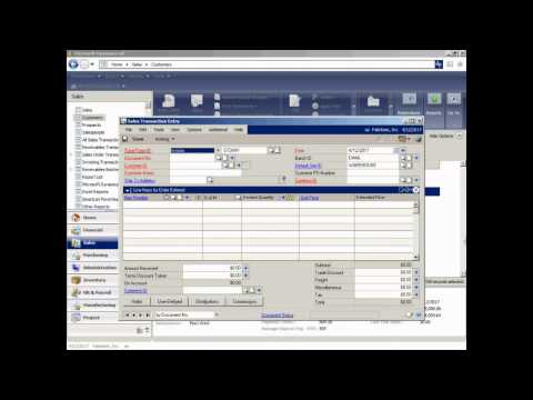 Sales Document Email in Dynamics GP