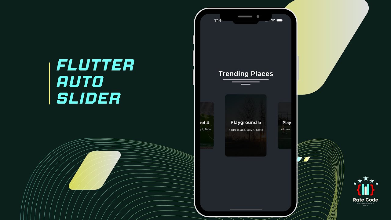 Flutter Auto Slider | Carousel | Flutter UI | Rate Code #flutter