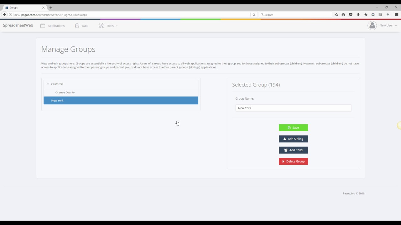 Create Edit Delete Groups