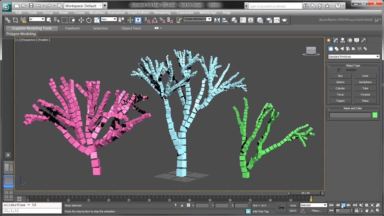 Introduction to MaxScript in 3ds Max - Part 1 - Creating a Voxel Tree