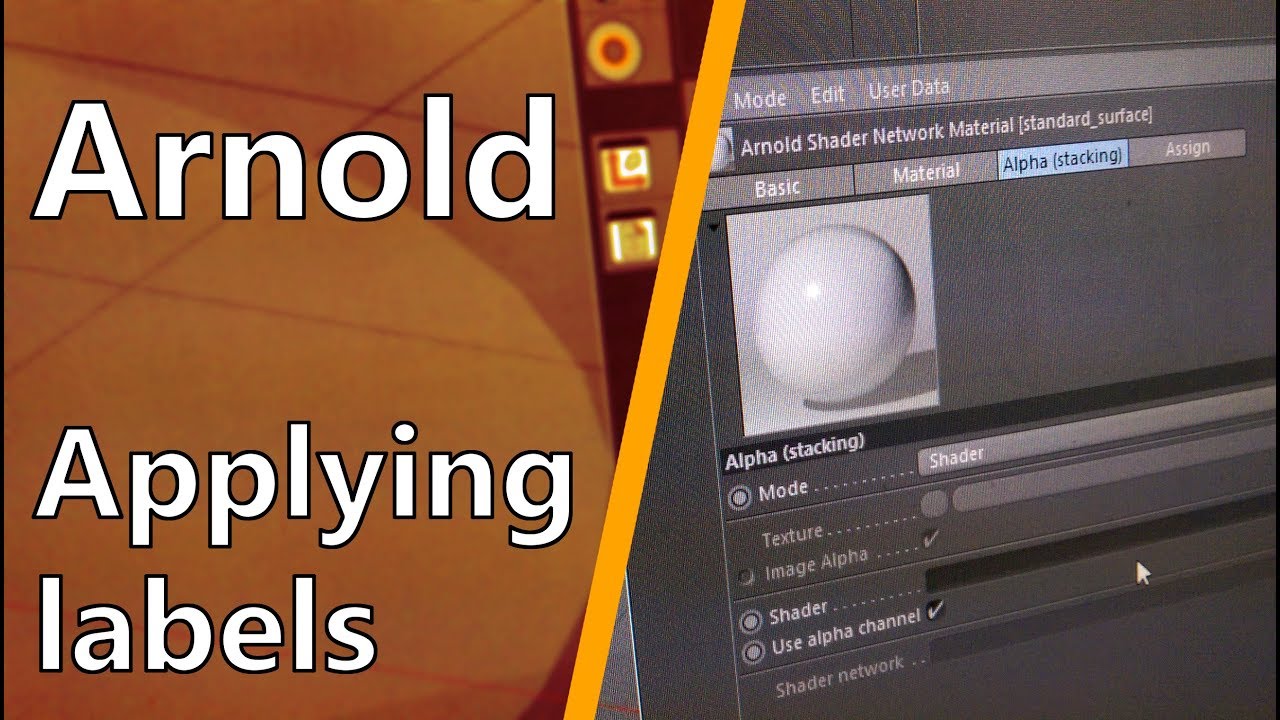 Cinema 4D Tutorial - Arnold Renderer - Applying labels revisited!