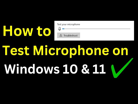 How to test Microphone on Windows 10