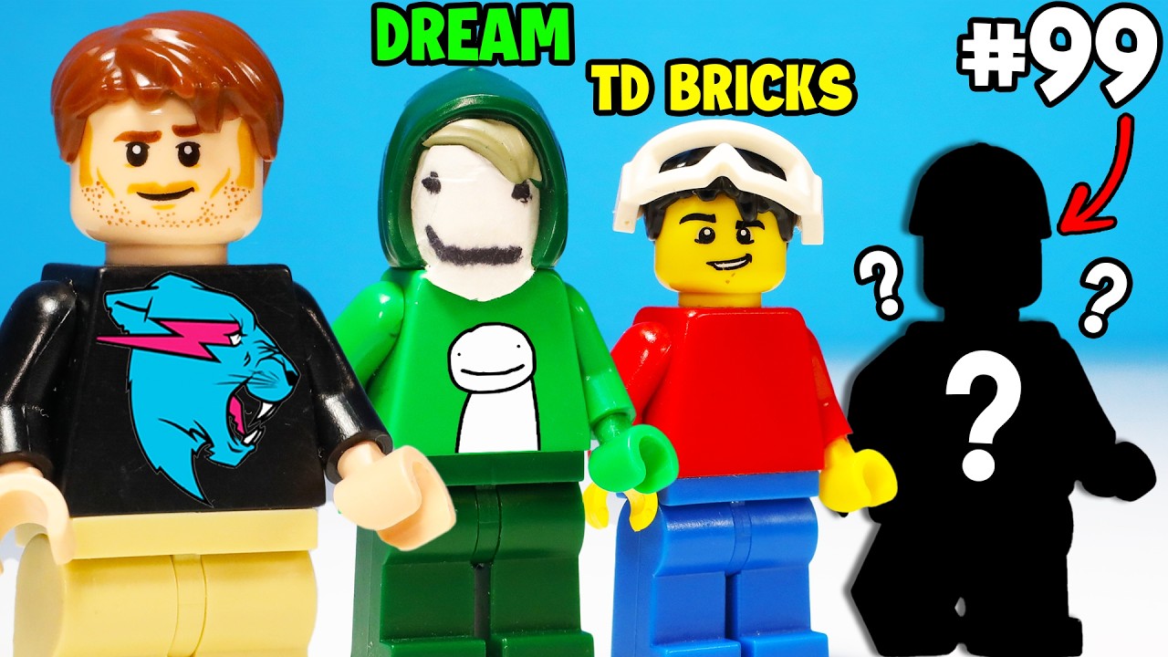 100 POPULAR YouTubers in LEGO