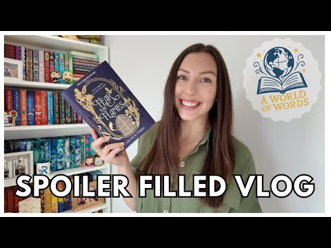 FEAR THE FLAMES SPOILER FILLED READING VLOG // A World Of Words Book Club🌍📖