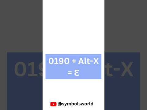 backwards 3 in word (Ɛ or ❤) - #symbols #lovereaction #lovesymbol #lovesignals #backwards3