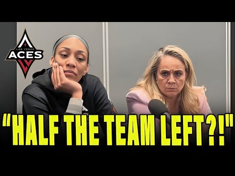 A’ja Wilson Gets Emotional as Aces Face Roster Shake-Up – Stands Up for Caitlin Clark & Kate Martin