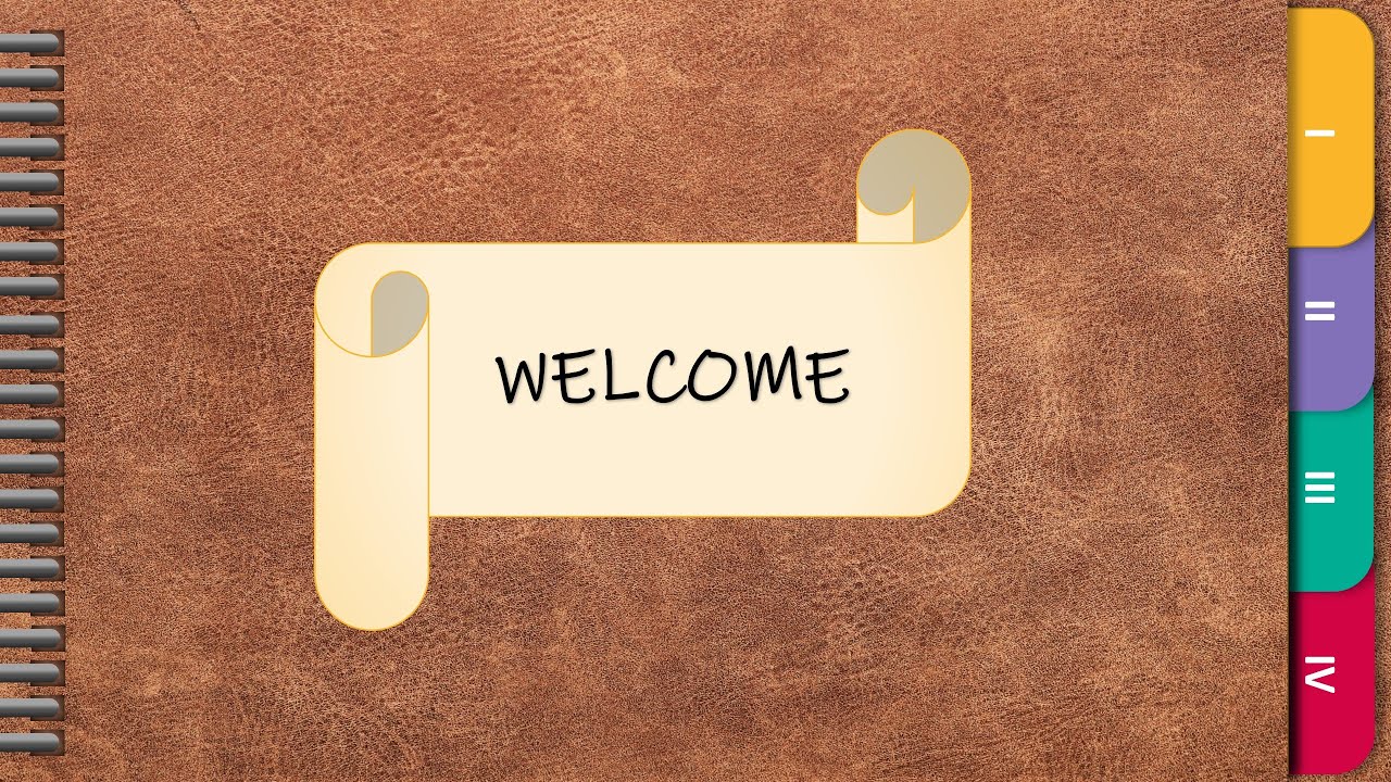 Free PowerPoint Template Notebook Design Tutorial