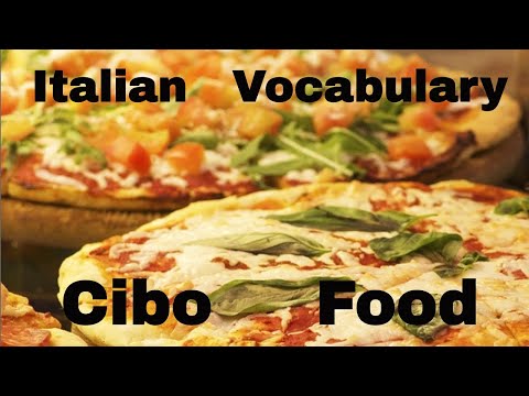 Italian Vocabulary. Food. With Text And Verbal Pronunciation