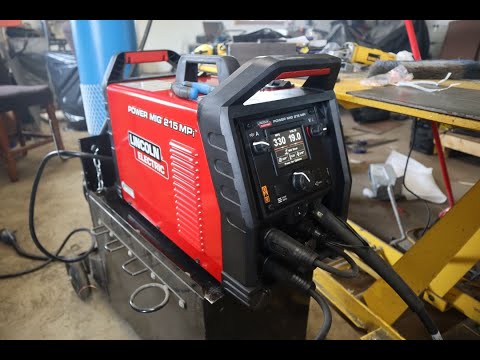 Lincoln 215 MPi - Unboxing Setup Weld