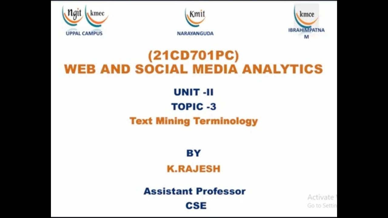 Understanding Text Mining Terminology A Comprehensive Guide Galaxyai 9854