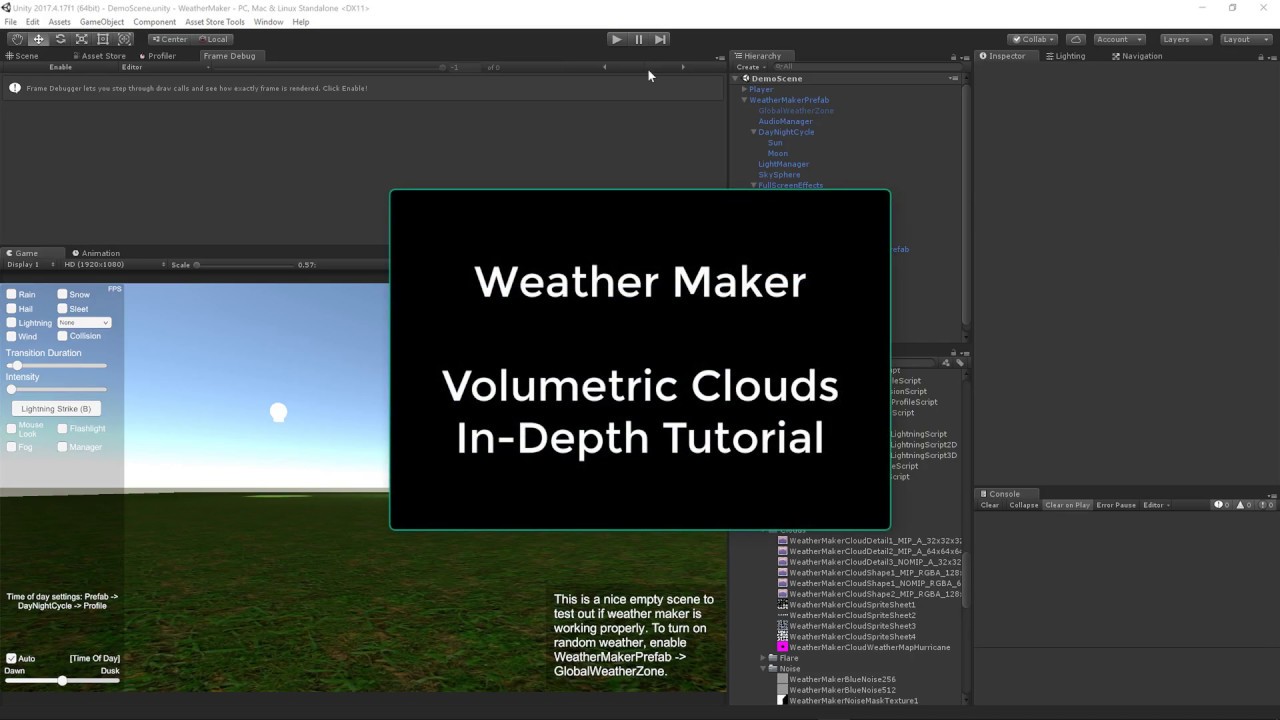 Weather Maker Volumetric Clouds - Complete Tutorial