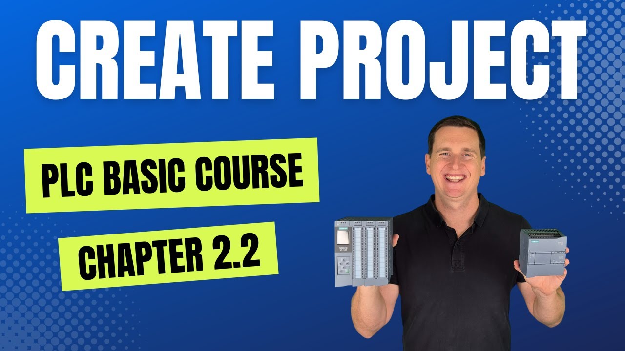 PLC Basic Course 2.2 | Create Project | Learn PLC Programming in TIA Portal