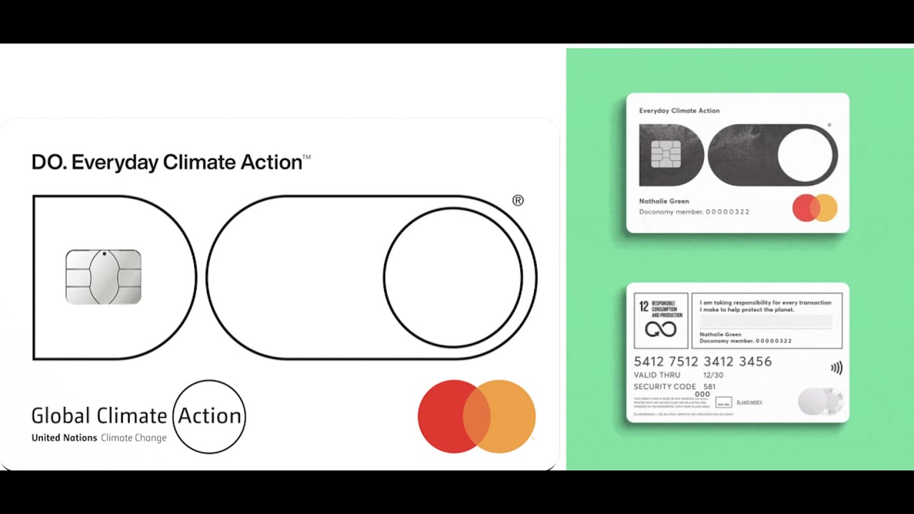 🚨DOCONOMY:CREDIT CARDS THAT TRACK YOUR CARBON TRXNS & LIMIT YOUR CO2 OUTPUT🚨 A SOCIAL CREDIT SYSTEM!