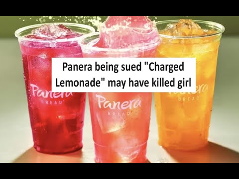 Panera bread served lawsuit from energy drink alleged death "Charged Lemonade"