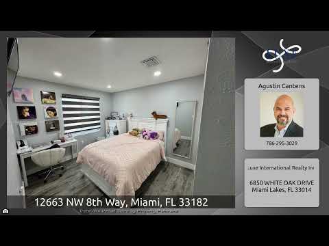 12663 NW 8th Way Miami, Fl. 33182